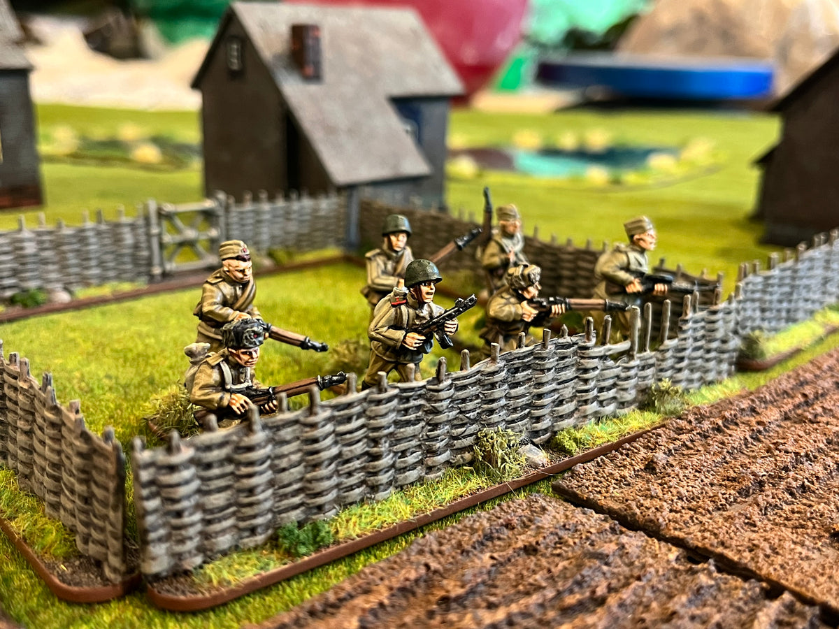 Building Wattle Fence Stands — LITKO Game Accessories