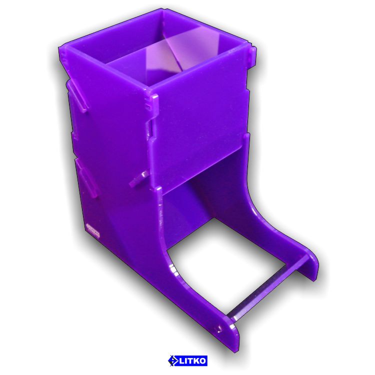 LITKO Purple Dice Tower — LITKO Game Accessories