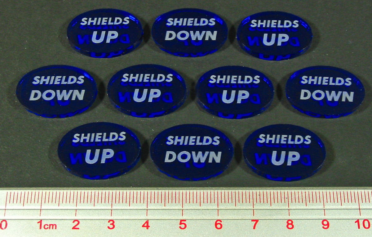 Double-Sided Shields Up/Shields Down Tokens | Star Trek: Attack Wing ...