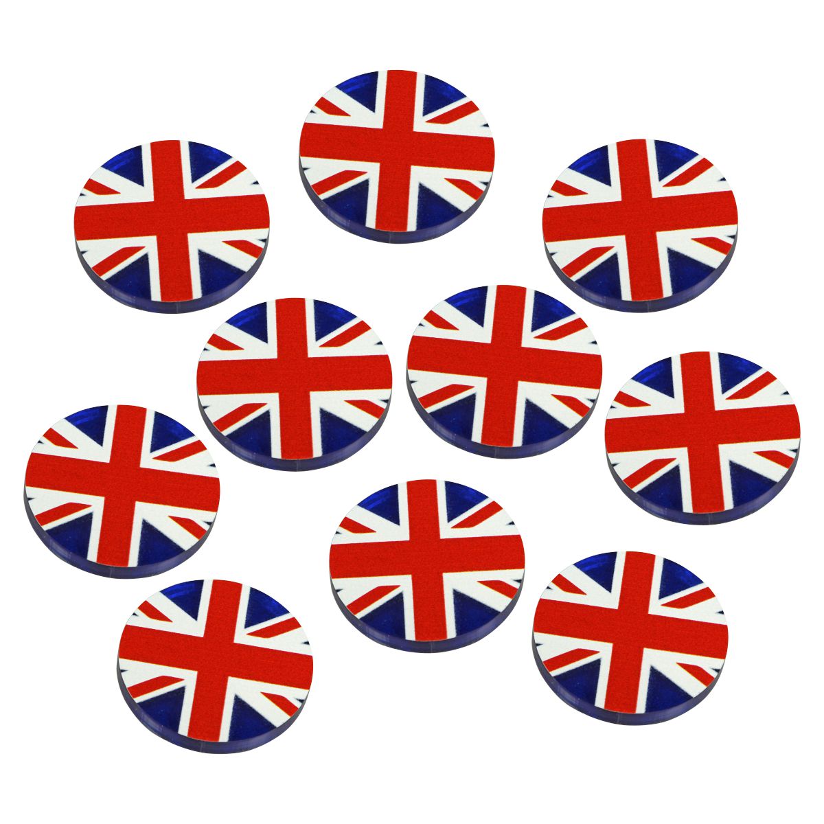 WWII Great Britain Union Jack Tokens | 25mm World War II Acrylic ...