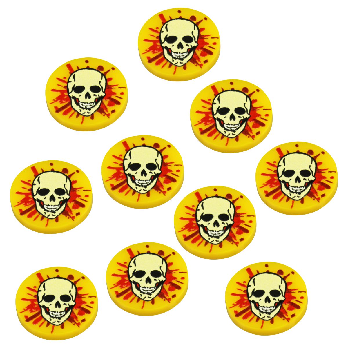 Bloody Skull Tokens | MÖRK BORG — LITKO Game Accessories